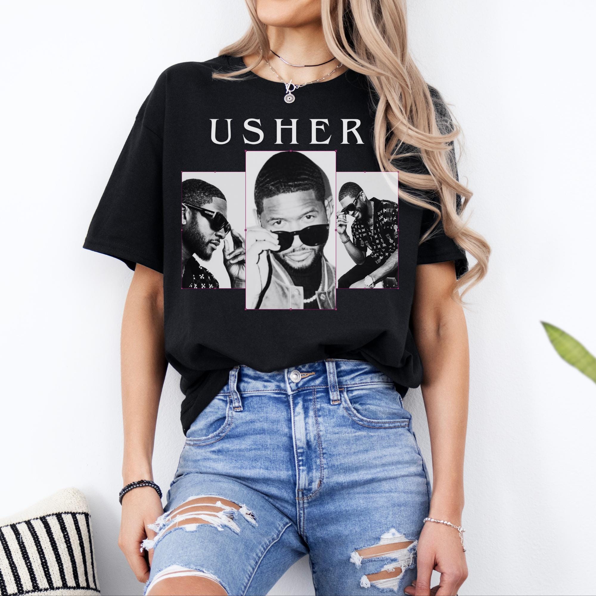 Usher Shirt,usher Tshirt,past Present Future,usher Merch,usher Tour ...