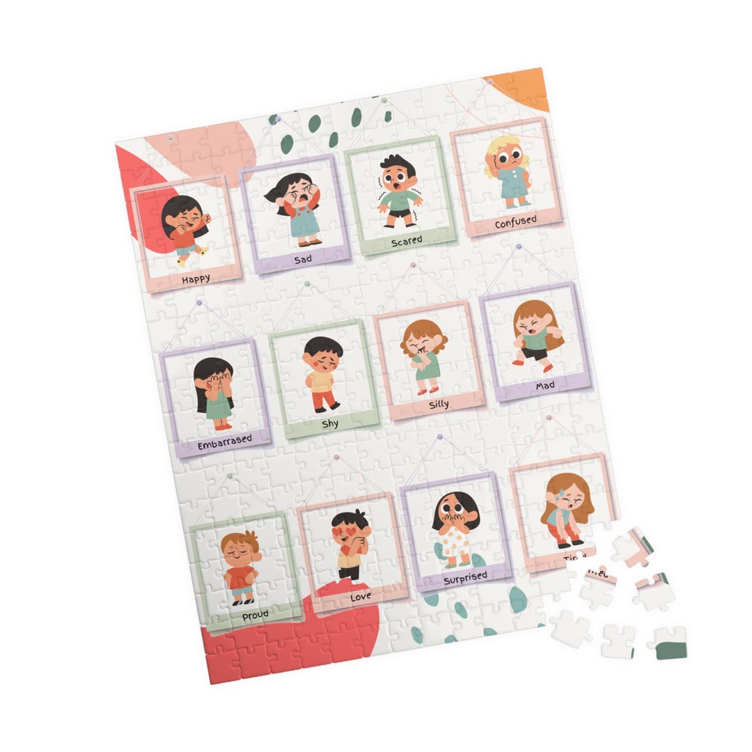 Emotional Regulation Puzzle, School Resource for Kids, Home and ...