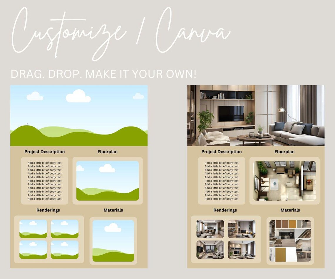 Editable Canva Design Poster - Etsy