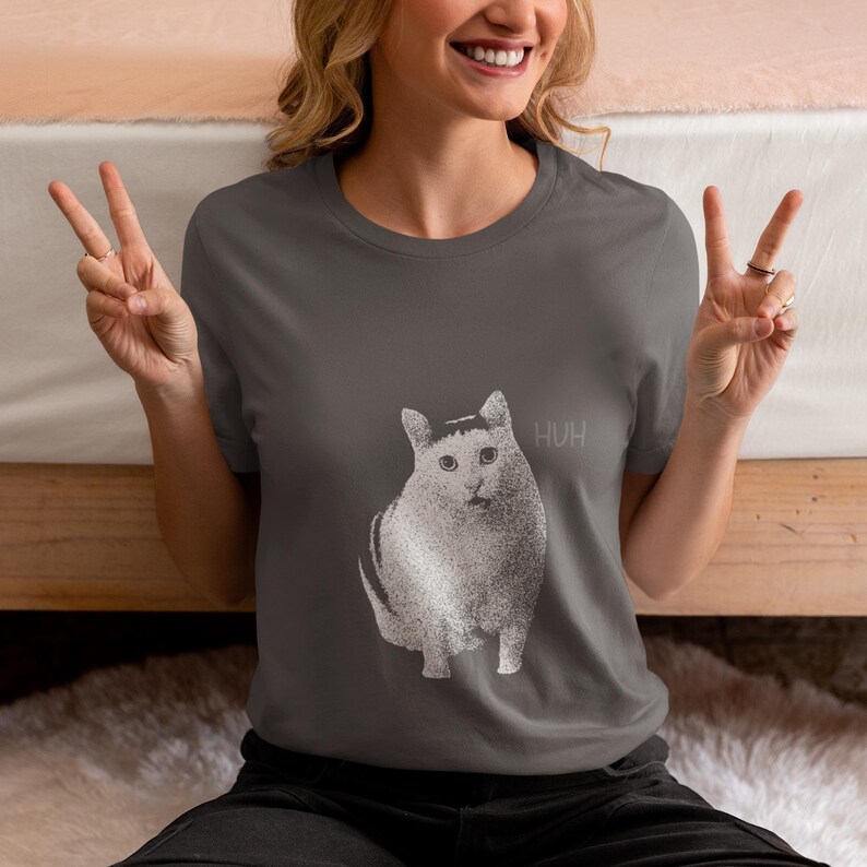 Huh Cat, Meme Cats Shirt, Cat Meme Shirt, Funny Cat Tee, Trending ...