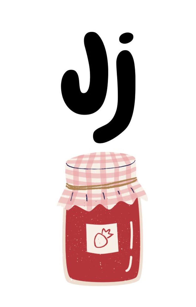 ALPHABET LEARNING CARDS - Etsy