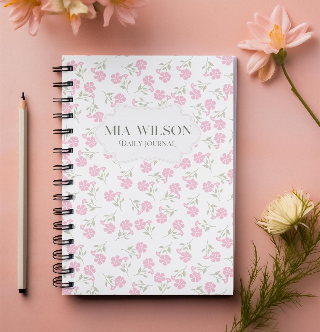 Personalized Journal, Custom Name Journal, Custom Notebook for Women ...