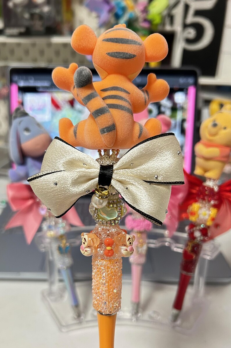 Winnie the Pooh Inspired Character Beaded Pens | Disney Inspired Pen - Etsy