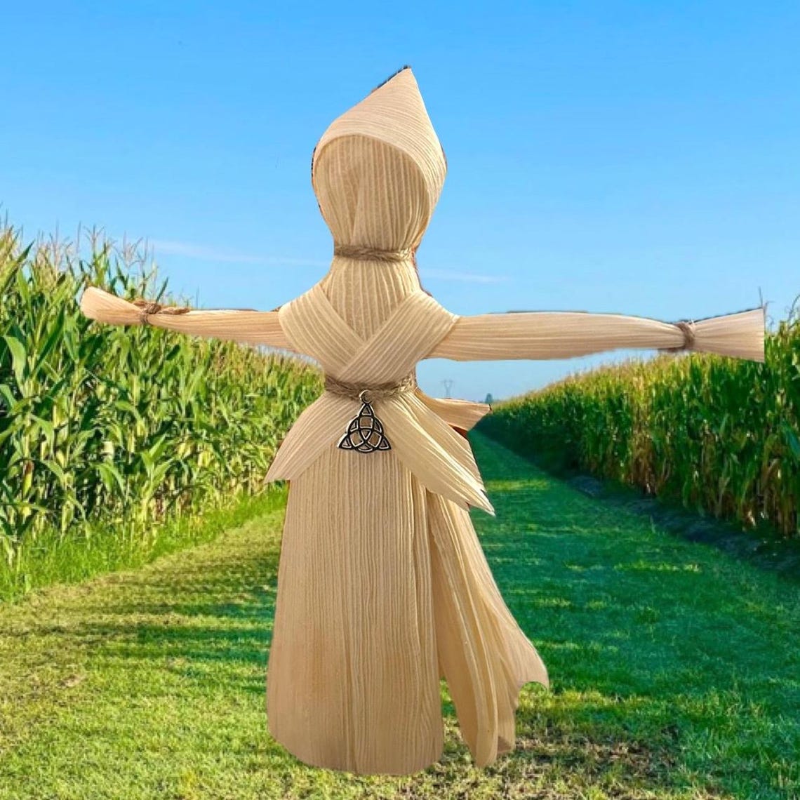 Corn Doll Woman / Handmade / Corn Dolly / Harvest, Samhain, Pagan ...