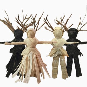 Corn Doll Gods Forest / Handmade / Corn Dolly / Harvest, Samhain, Pagan ...