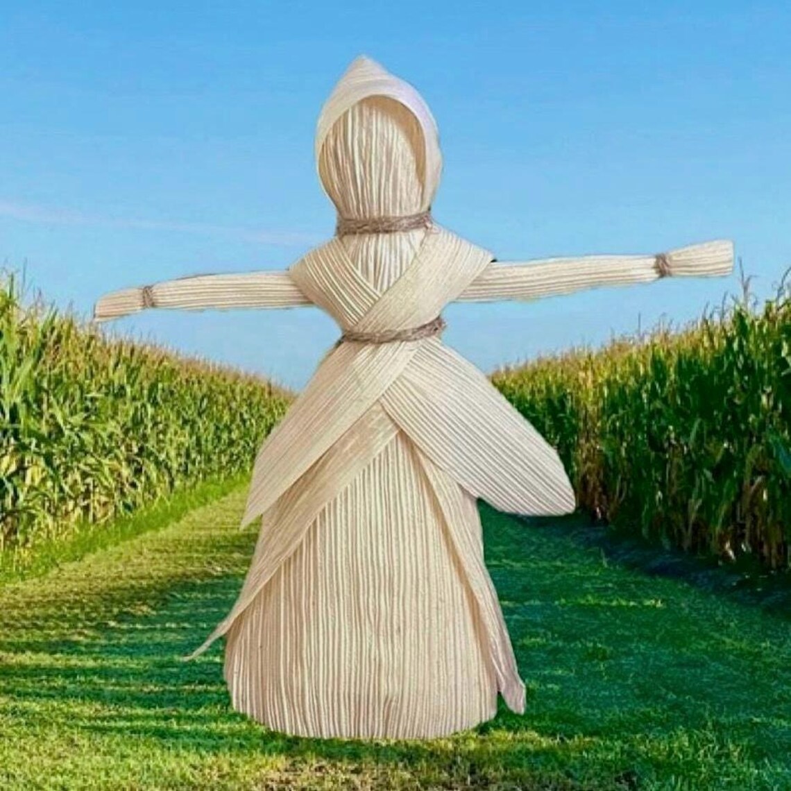 Corn Doll Woman / Handmade / Corn Dolly / Harvest, Samhain, Pagan ...