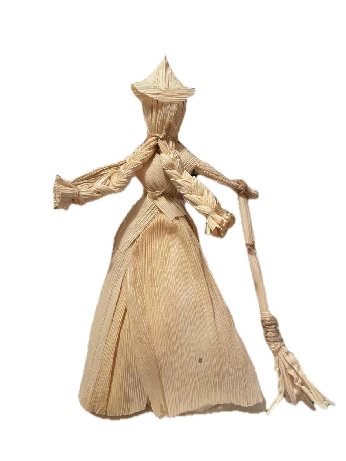 Large Corn Doll Witch / Handmade / Corn Dolly / Harvest, Samhain, Pagan ...
