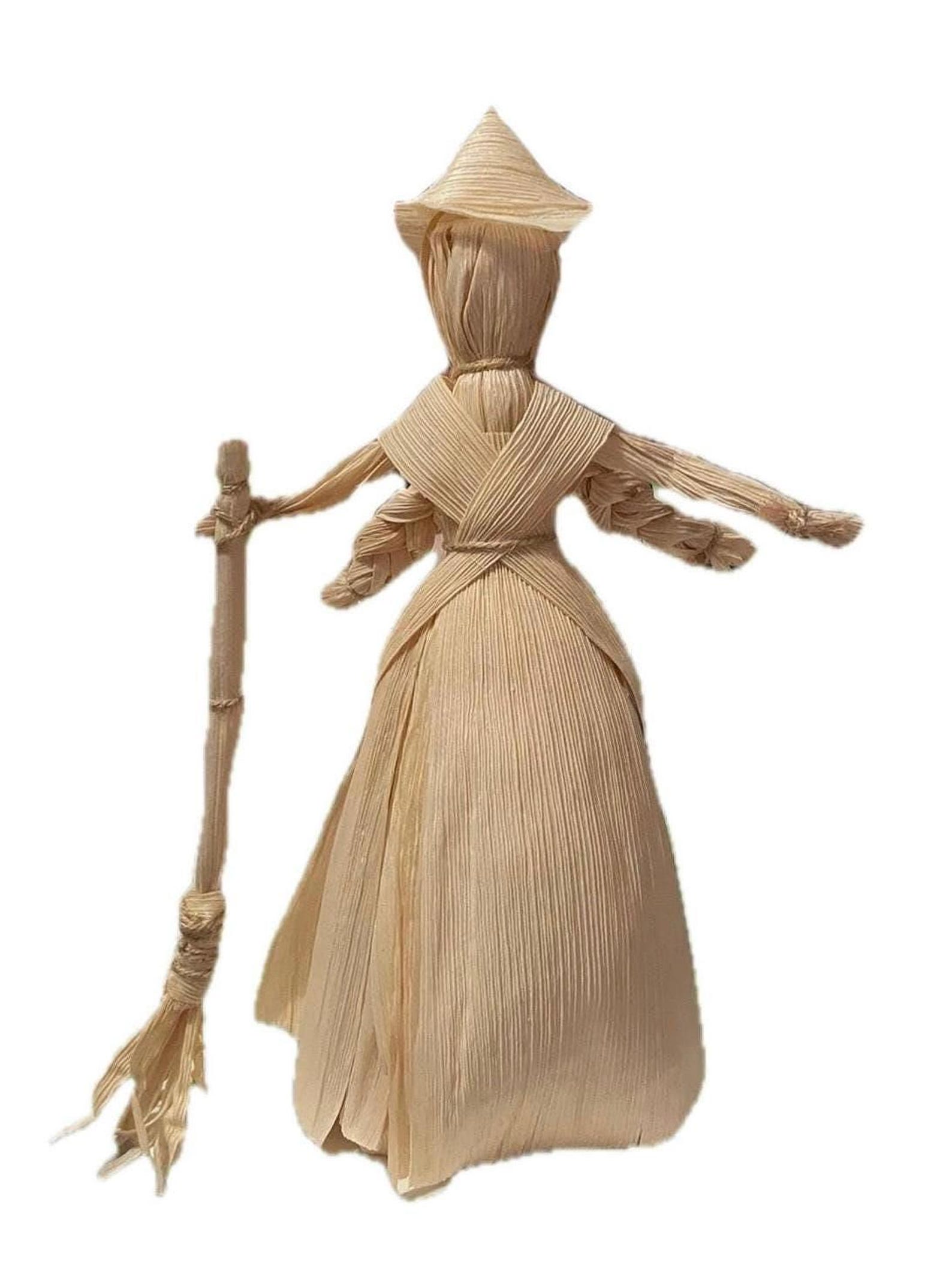 Large Corn Doll Witch / Handmade / Corn Dolly / Harvest, Samhain, Pagan ...