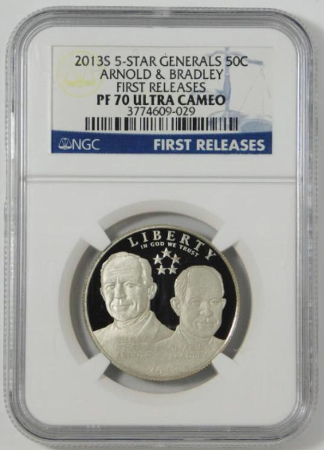 2013 S Commemorative 5-star Generals Half Dollar Top Grade! NGC PF70 UC ...