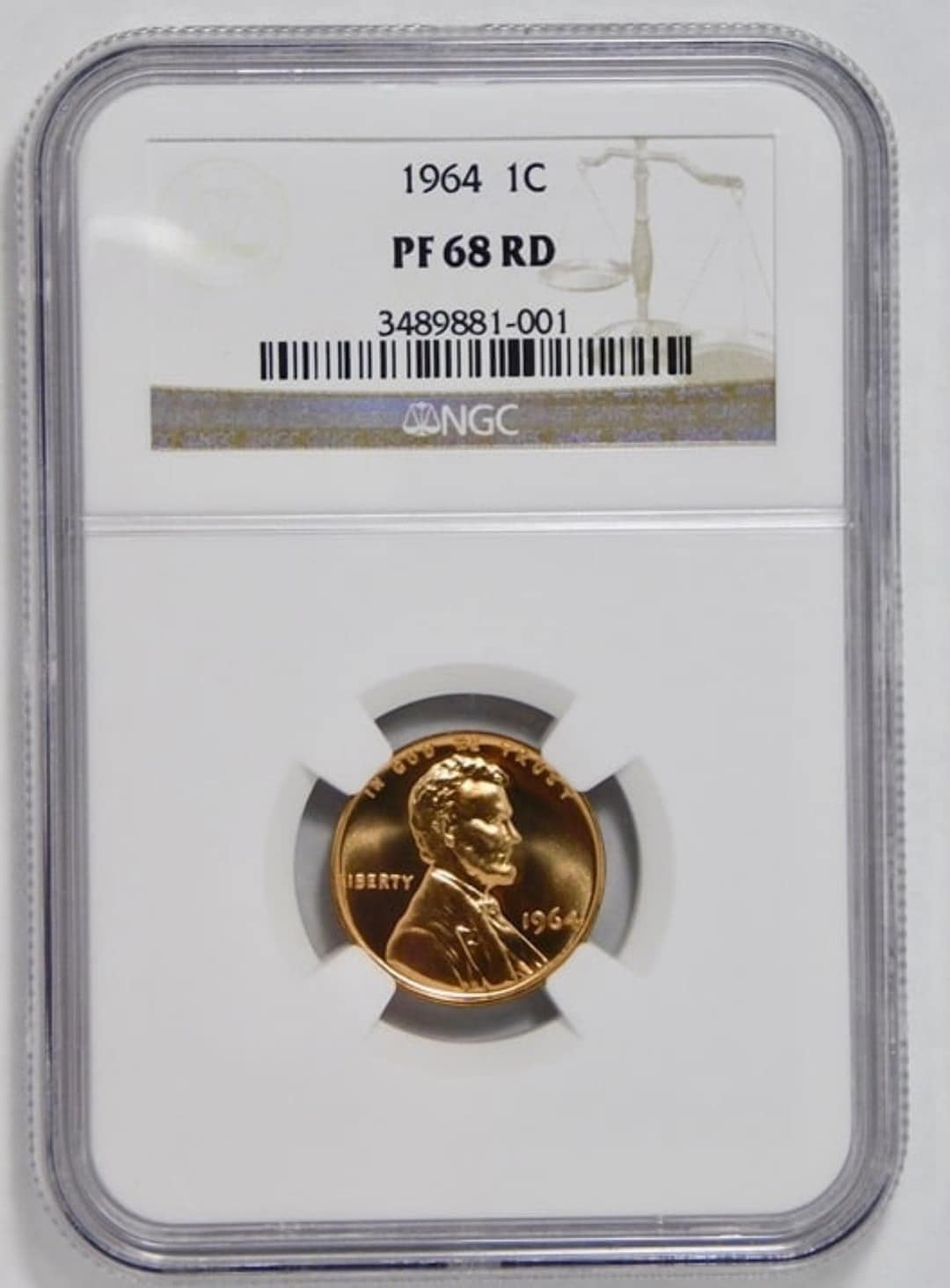 1964 Lincoln Cent. HIGH GRADE Ngc Gem Proof 68 - Etsy