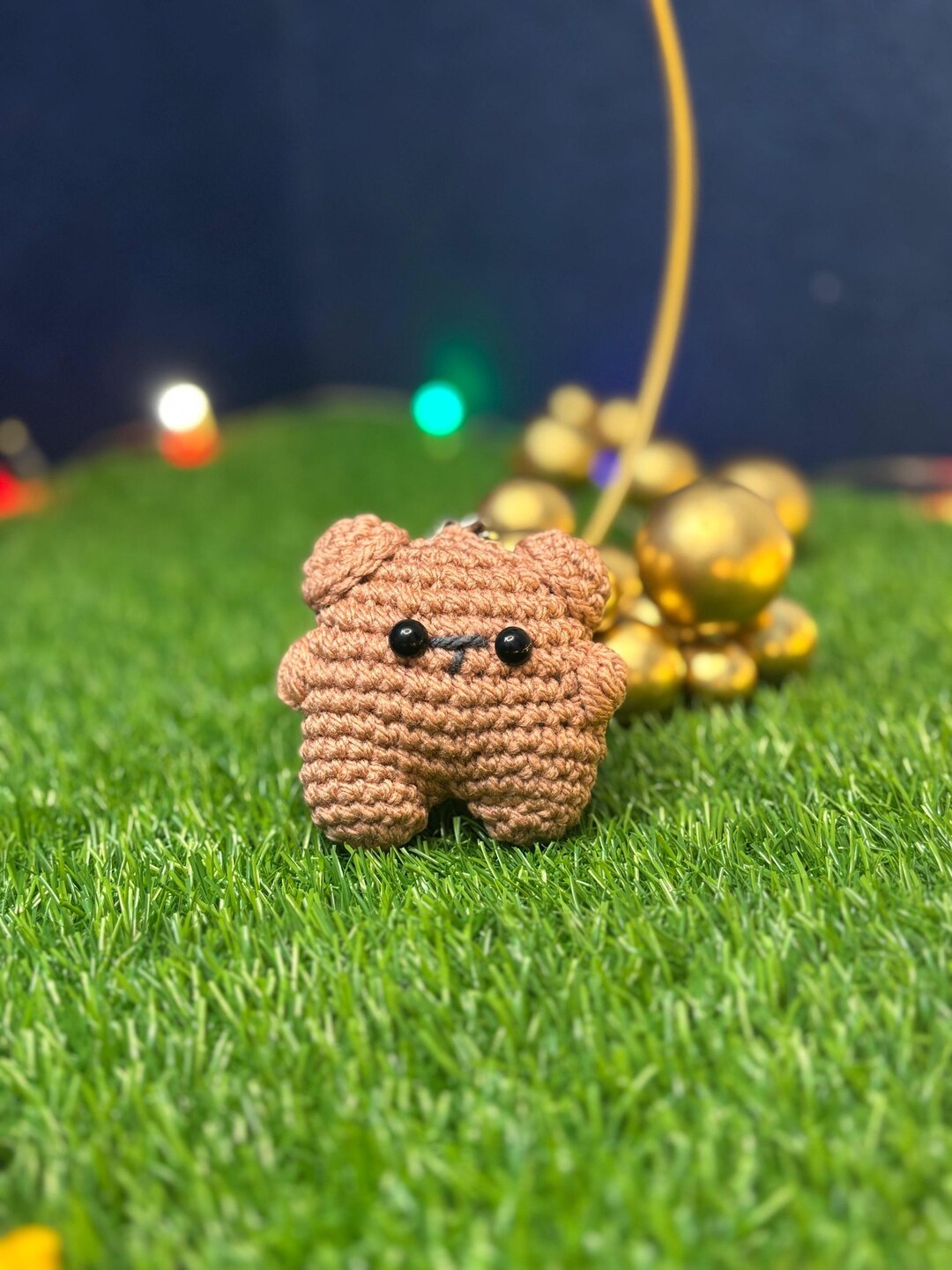 Bear Keychain Crochet Pattern PDF | Easy Amigurumi Keychain Tutorial ...