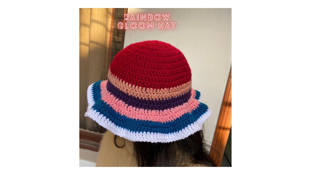 Crochet Bucket Hat PDF Pattern – Ruffled Edge, Beginner-friendly ...