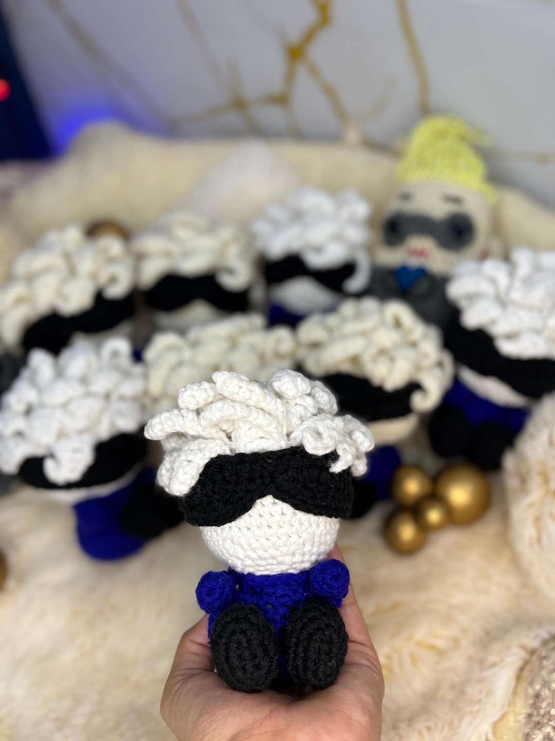 Gojo Satoru Crochet Pattern PDF – Anime Amigurumi Plush Digital ...