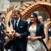 Prince Harry and Meghan Markle's Dragon Photobomb - Etsy