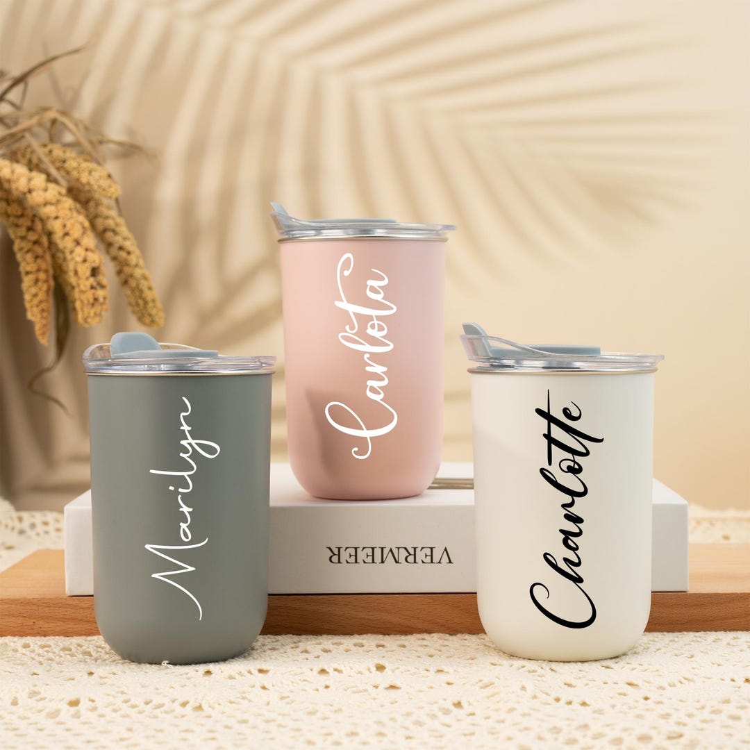 Custom Stainless Coffee Cup, Personalised Stainless Steel Wine Glass ...