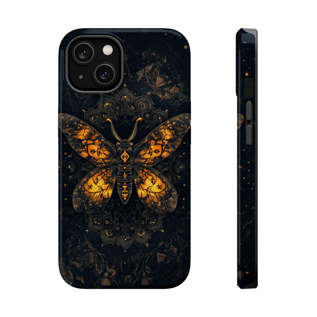 Luna Death Moth Case, Phone Protection, Unique Gift, Bohemian Style ...