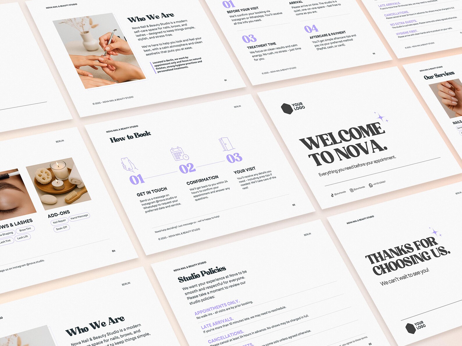 Welcome Kit Template for Small Business – Editable Client Brochure ...