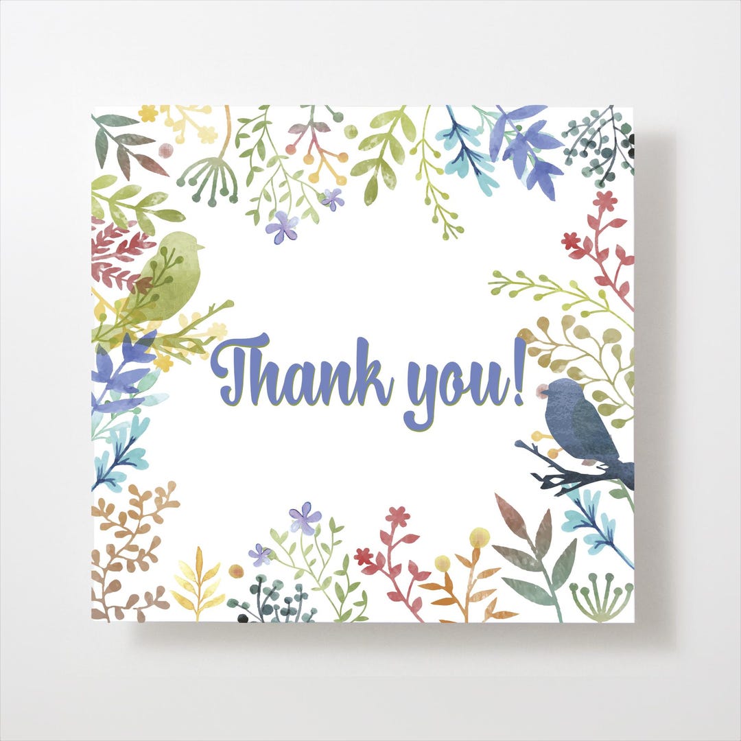Thank You Card - Cottage Core, Coastal Grandma Nature Inspired - Etsy