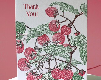 Raspberry Card | Etsy