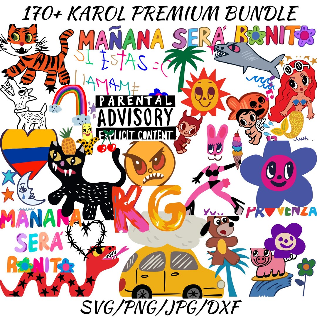 Karol G SVG Bundle Digital Download for Cricut, Silhouette Perfect for ...