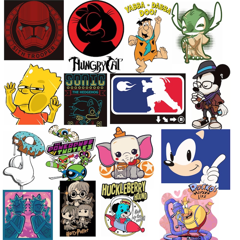 74 Cartoon Streetwear Design Bundle - PNG, AI Files | Urban Fashion ...