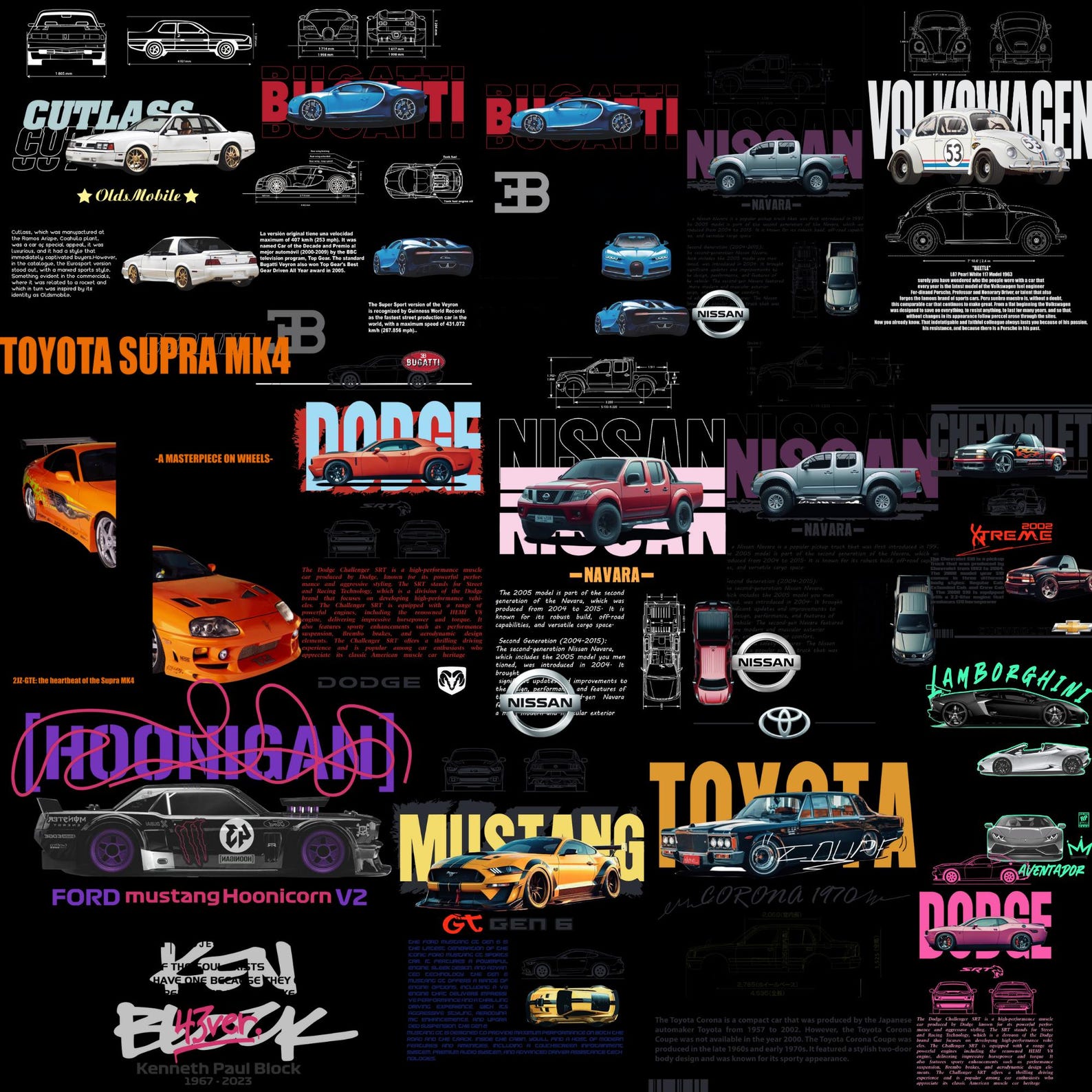 24 Premium Car T-shirt Design Bundle | JDM Car T-shirt Designs PNG ...
