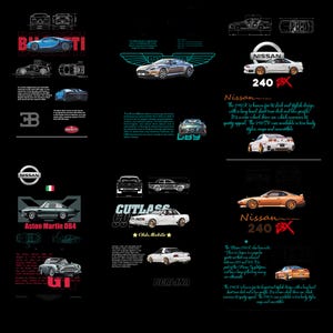 24 Premium Car T-shirt Design Bundle | JDM Car T-shirt Designs PNG ...
