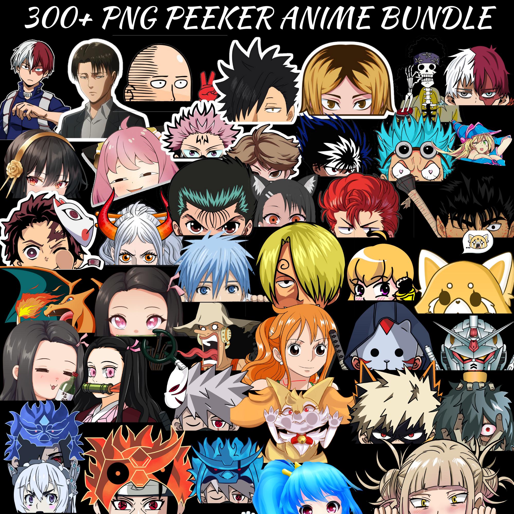 Anime Sticker Design Bundle | Best Sticker Designs | All Anime Designs ...