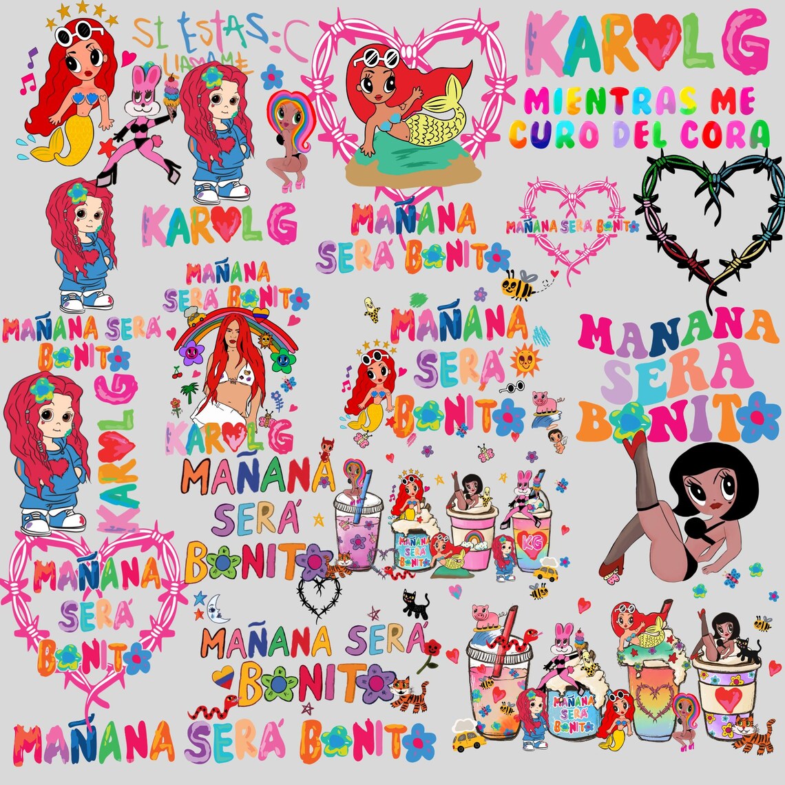 100 + Files Karol G Alphabet Letters Mañana Será Bonito Png,svg,dxf,eps ...