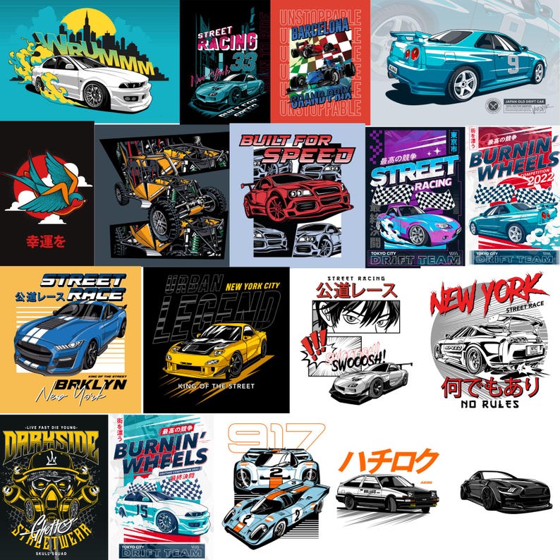 632+ Premium Car T-shirt Design Bundle | JDM Car T-shirt Designs ...