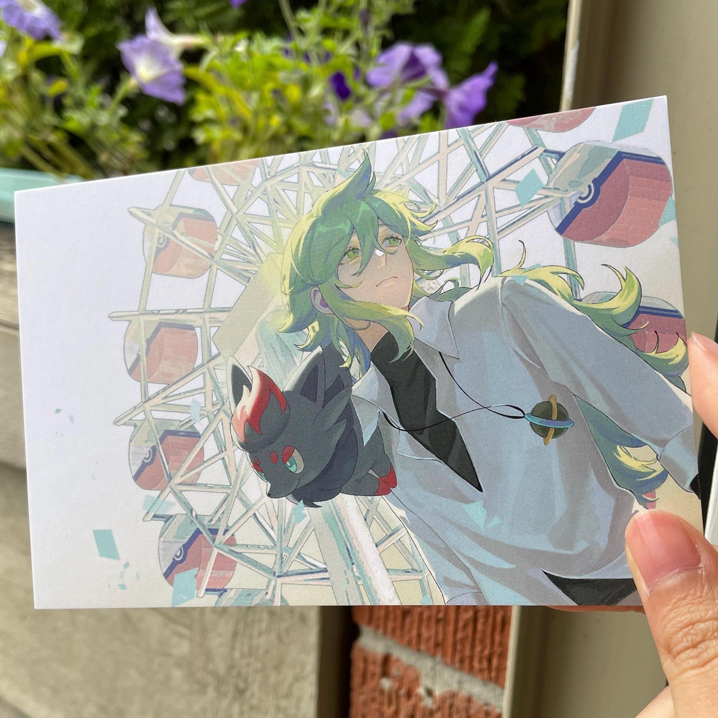 Pokemon N Harmonia Postcard - Etsy