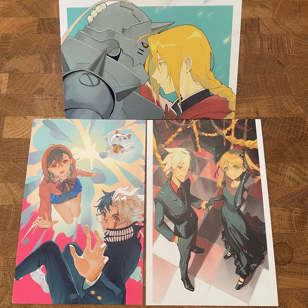 Shonen Manga Fan Art Prints | Dandadan | Soul Eater | Full Metal ...