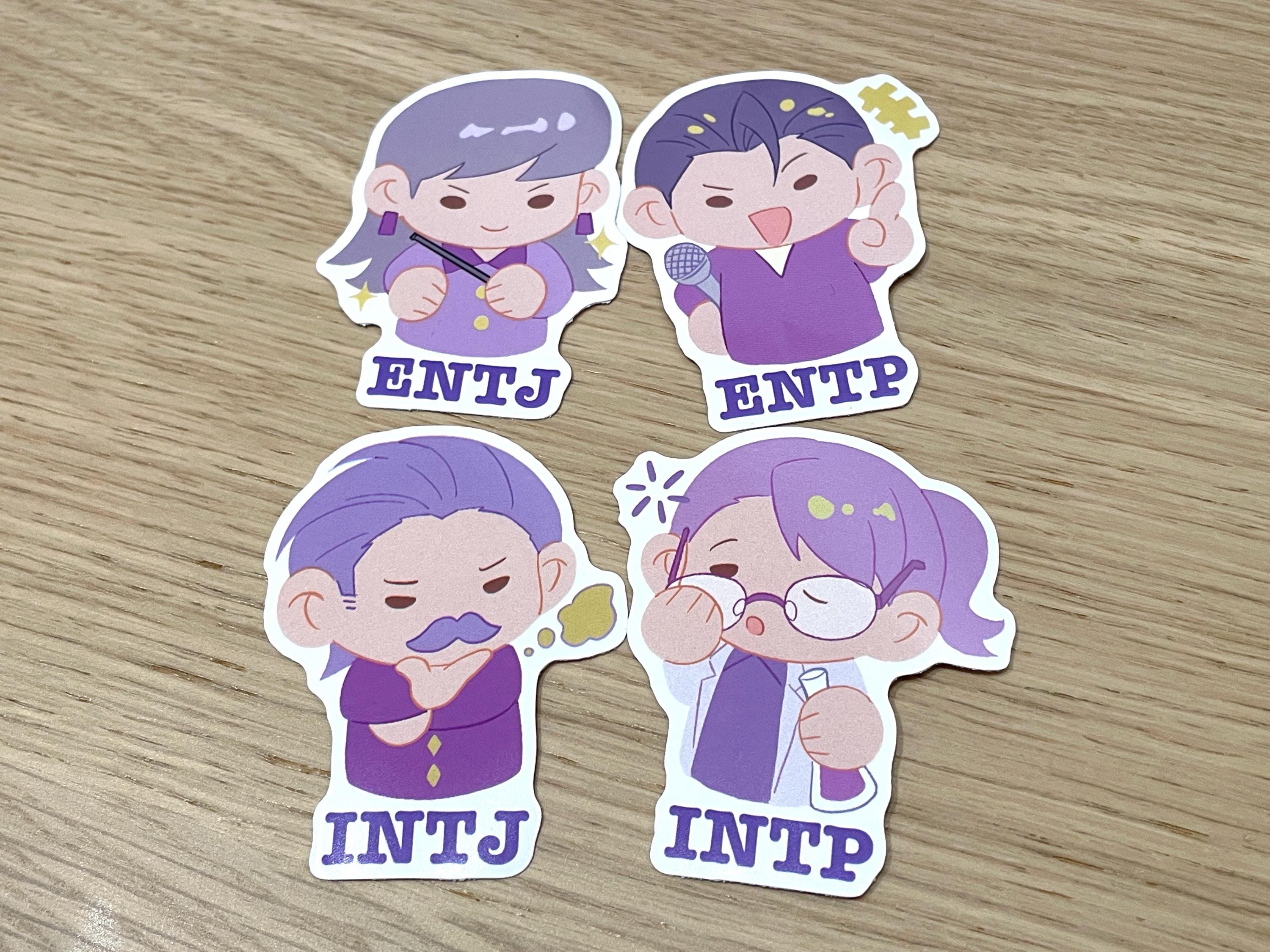 MBTI Charms & Stickers - Etsy