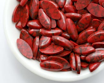 Red and black stone | Etsy