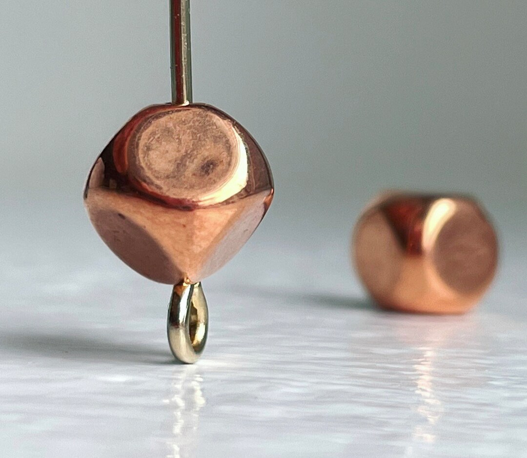 Copper Coated Acrylic Square Cube Beads 8mm 30 - Etsy