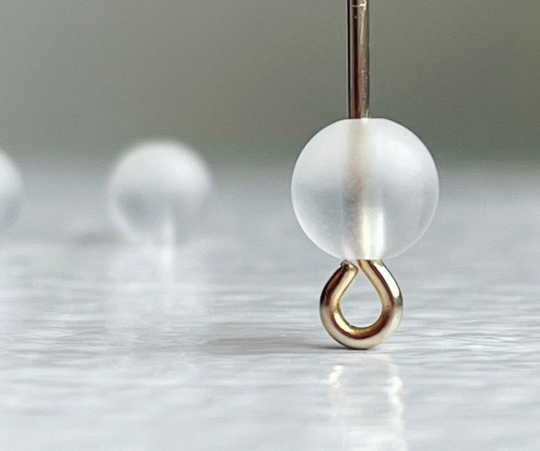 Vintage Acrylic Crystal Matte Frosted Round Beads 4mm 50 - Etsy