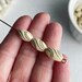 Oval Ivory Gold Carved Acrylic Beads Etched 13mm (25) - Etsy