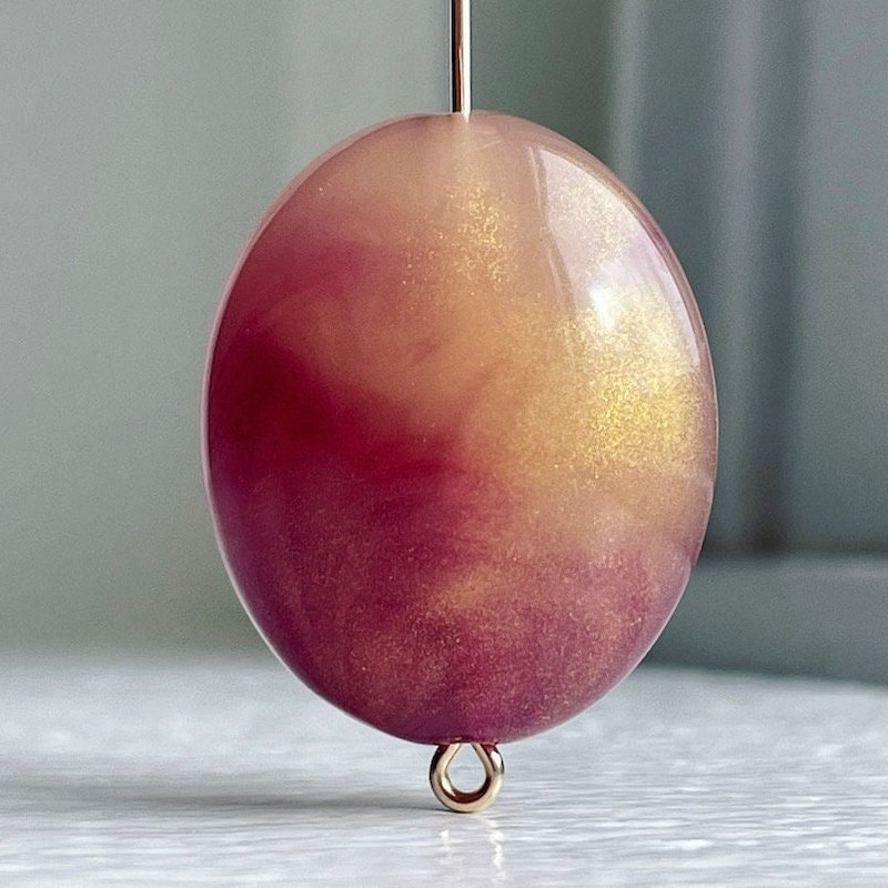 Large Acrylic Oval Beads - Etsy