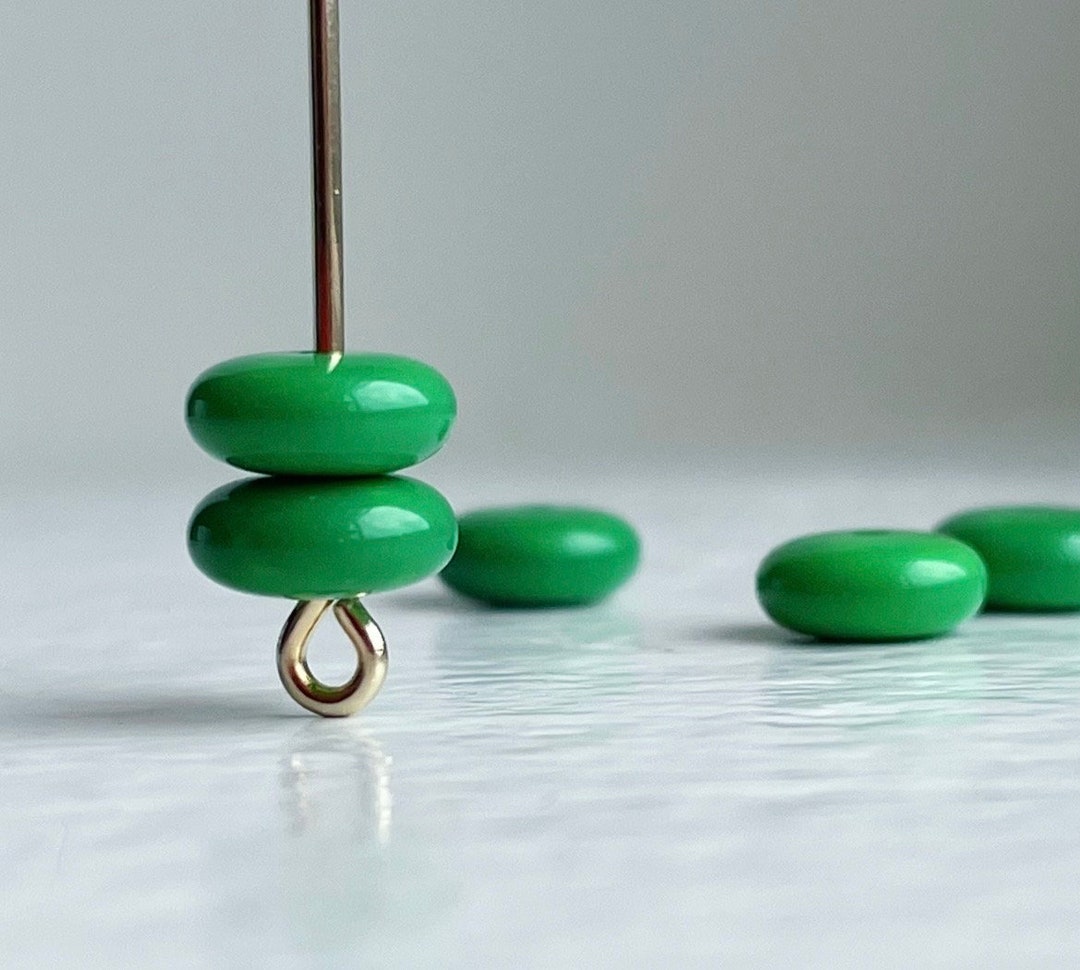 Vintage Opaque Green Lucite Spacer Beads 8mm 30 - Etsy