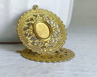 Round Brass Frame - Etsy