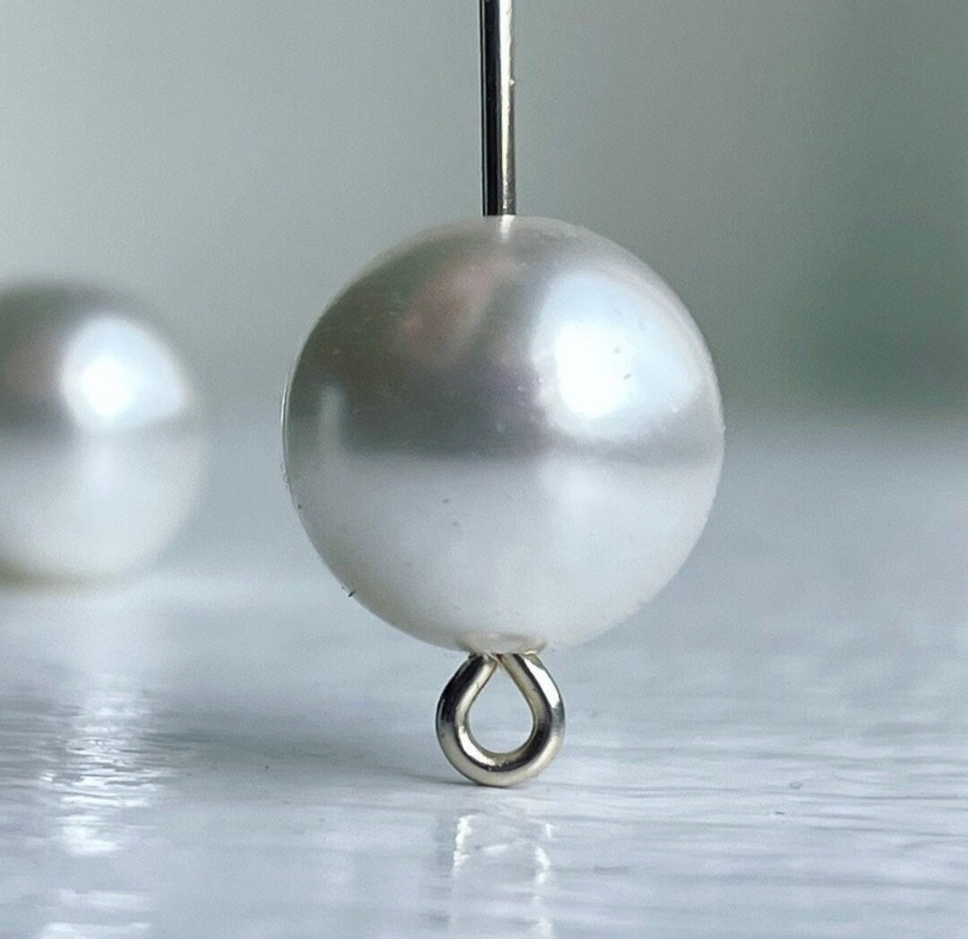 Vintage White Lucite Pearly Pearl Round Beads Japan 12mm (12) - Etsy