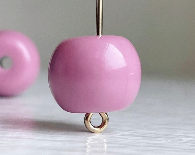 16 Rose Pink Barrel Acrylic Spacer Beads 13mm - Etsy