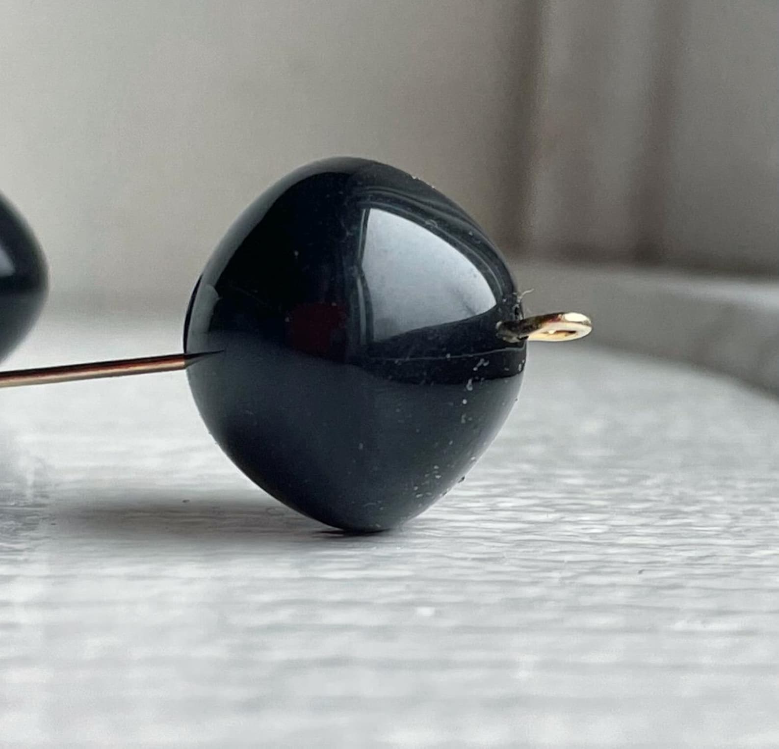 Vintage Chunky Black Lucite Bicone Beads 20mm (8) - Etsy