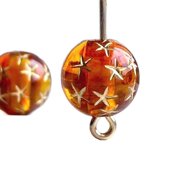 Tortoise Glass Beads - Etsy