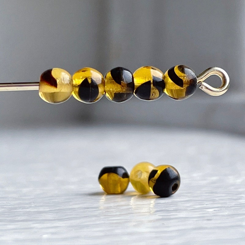 Tortoise Glass Beads - Etsy