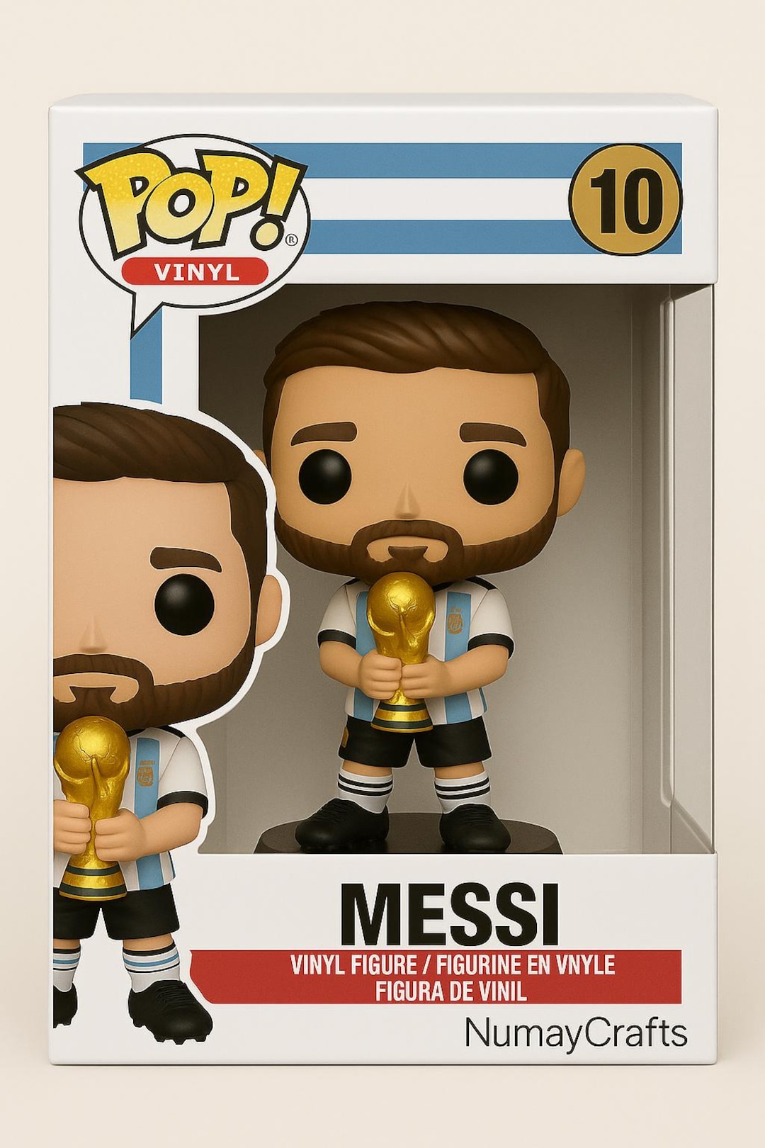 Lionel Messi Funko Pops Dünya Kupası STL Dosyası Messi Şampiyonluk Anı ...