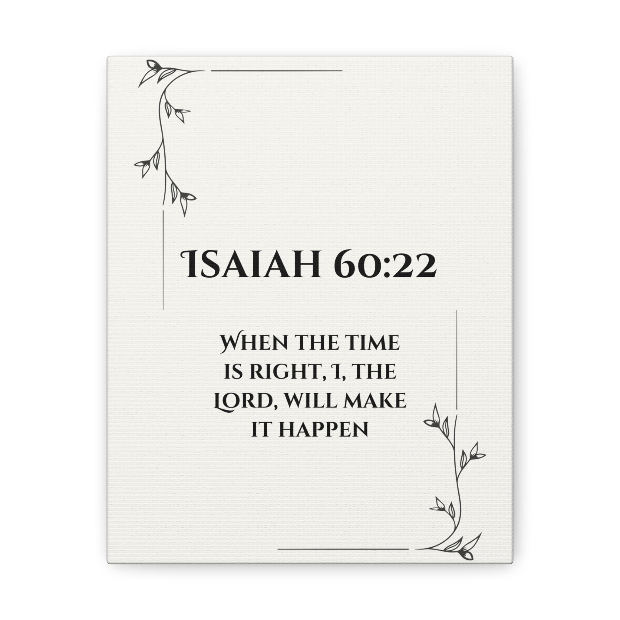 Isaiah 60:22, Bible Verse Wall Art, Christian Wall Art, Bible Verse, Scripture, Bible Verse Art ...