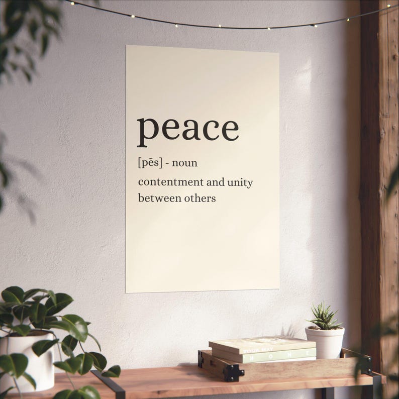 Peace Wall Art, Christian Wall Art, Bible Verse, Scripture, Bible Verse ...
