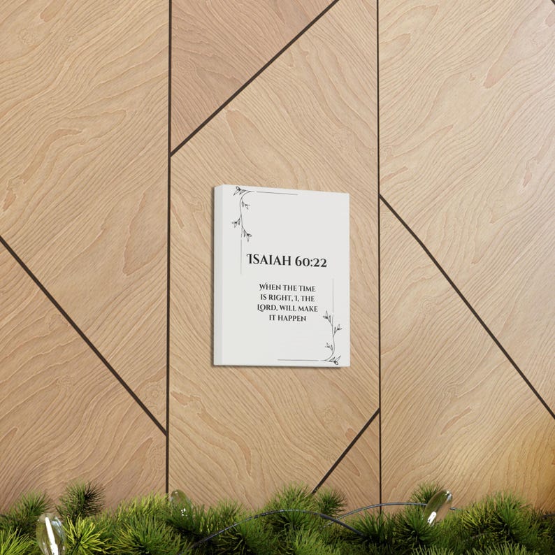 Isaiah 60:22, Bible Verse Wall Art, Christian Wall Art, Bible Verse, Scripture, Bible Verse Art ...