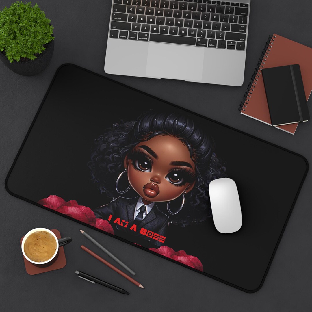I Am A Boss Desk Mat, Office Desk Pad, Boss Desk Pad, Boss Lady Desk ...
